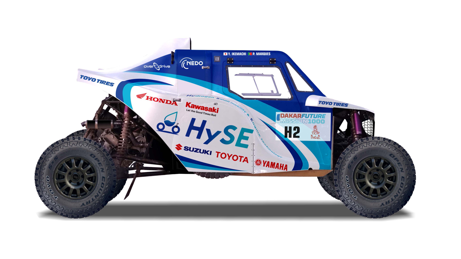 Hydrogen supercharged four-cylinder racer “HySE-X2” enters Dakar 2025 ...