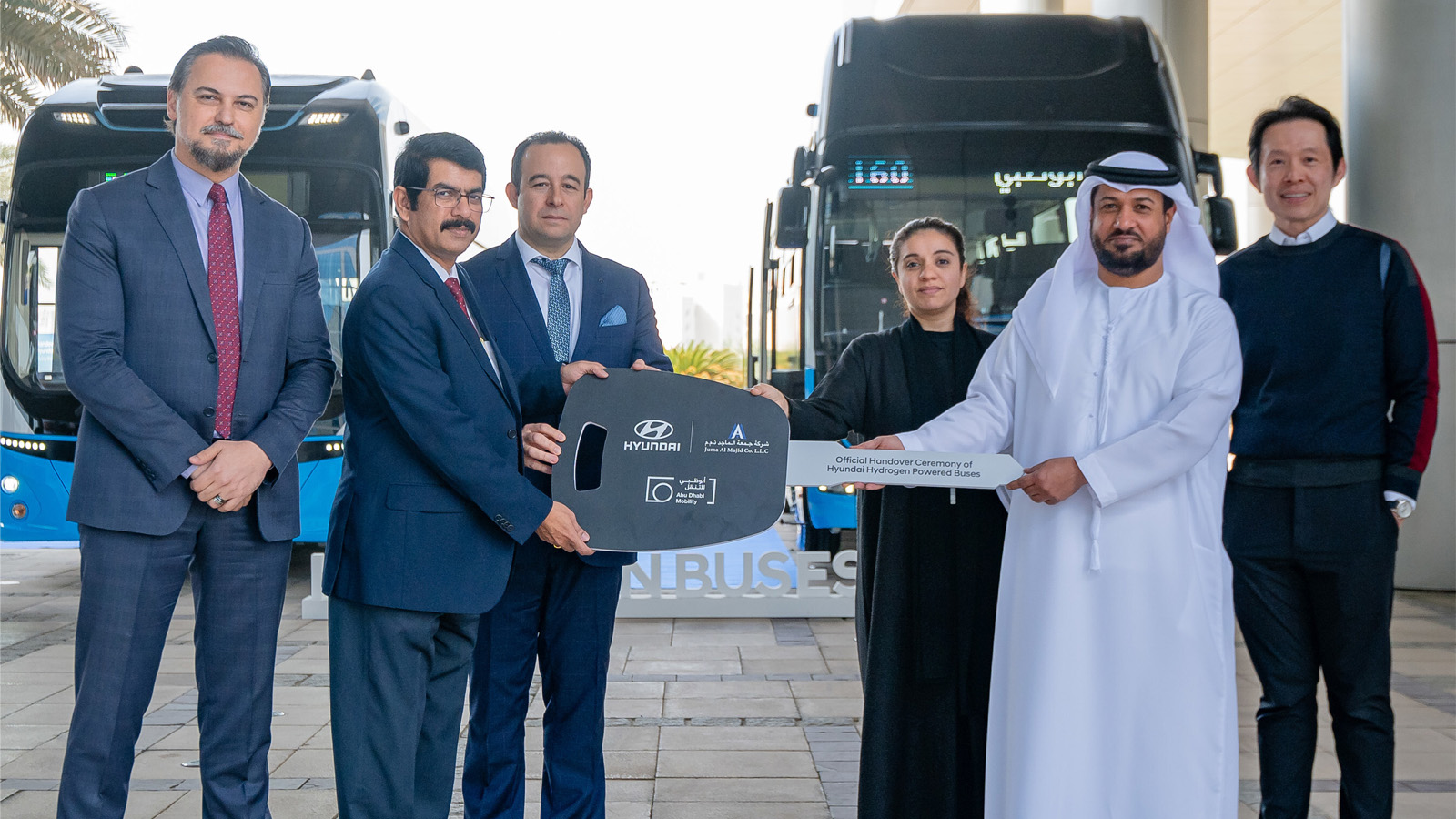 Hydrogen buses hit Abu Dhabi: Hyundai delivers new fuel cell buses for ...
